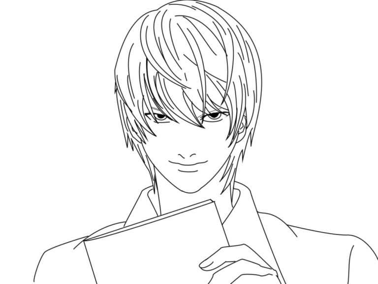 Death Note Coloring Pages - Best coloring pages | WONDER DAY — Coloring ...