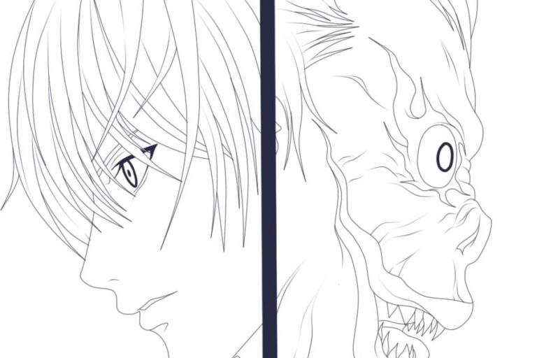 Death Note Coloring Pages - Best coloring pages | WONDER DAY — Coloring ...