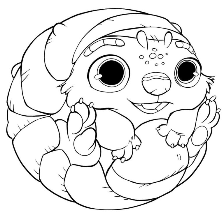Ausmalbilder Raya und die letzten Drachen - Wonder-day.com