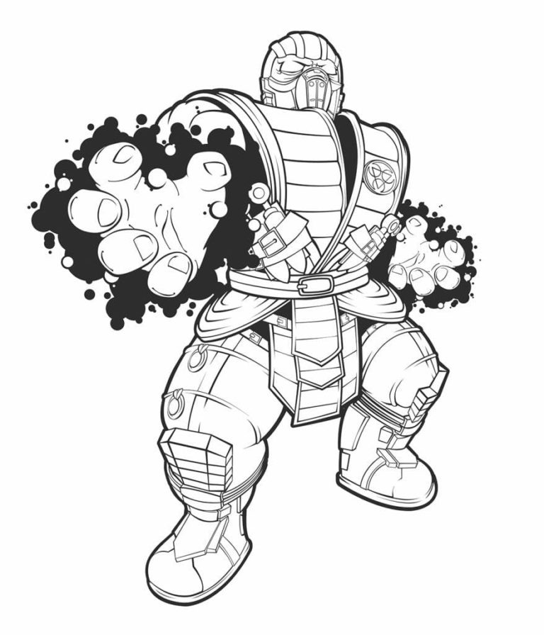 Sub Zero coloring pages - 90 Free coloring pages | WONDER DAY ...