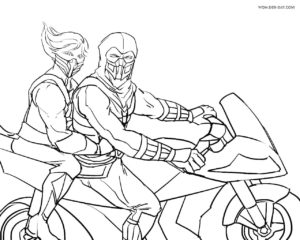 Sub Zero coloring pages - 90 Free coloring pages | WONDER DAY ...