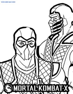 Sub Zero coloring pages - 90 Free coloring pages | WONDER DAY ...