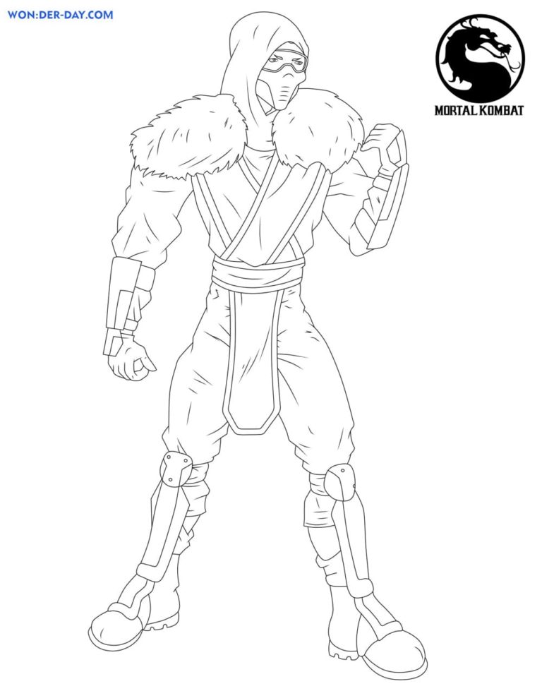 Sub Zero coloring pages - 90 Free coloring pages | WONDER DAY ...