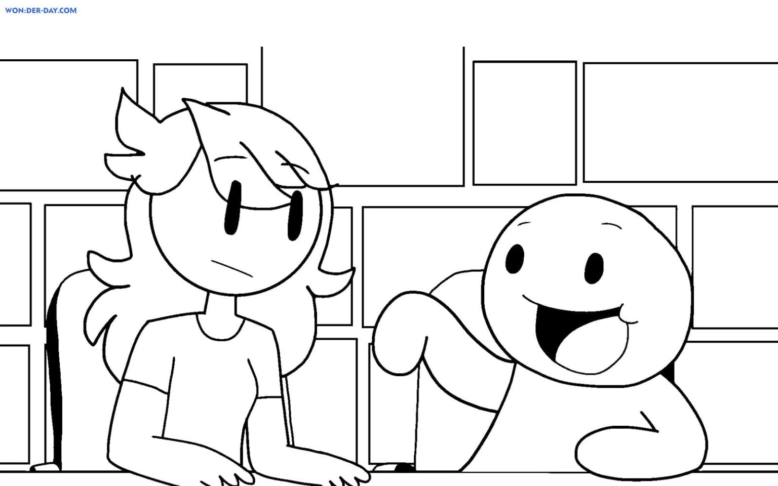 TheOdd1sOut coloring pages - Free coloring pages