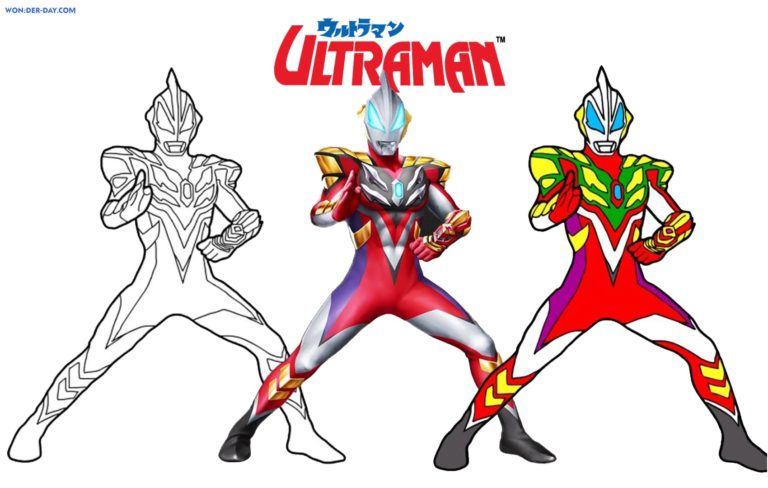 Ultraman coloring pages - 80 Printable coloring pages