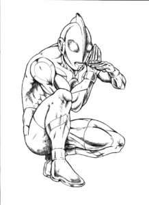 Coloriage Ultraman - 80 Coloriages pour enfants | WONDER DAY ...