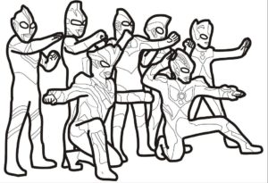 Coloriage Ultraman - 80 Coloriages pour enfants | WONDER DAY ...