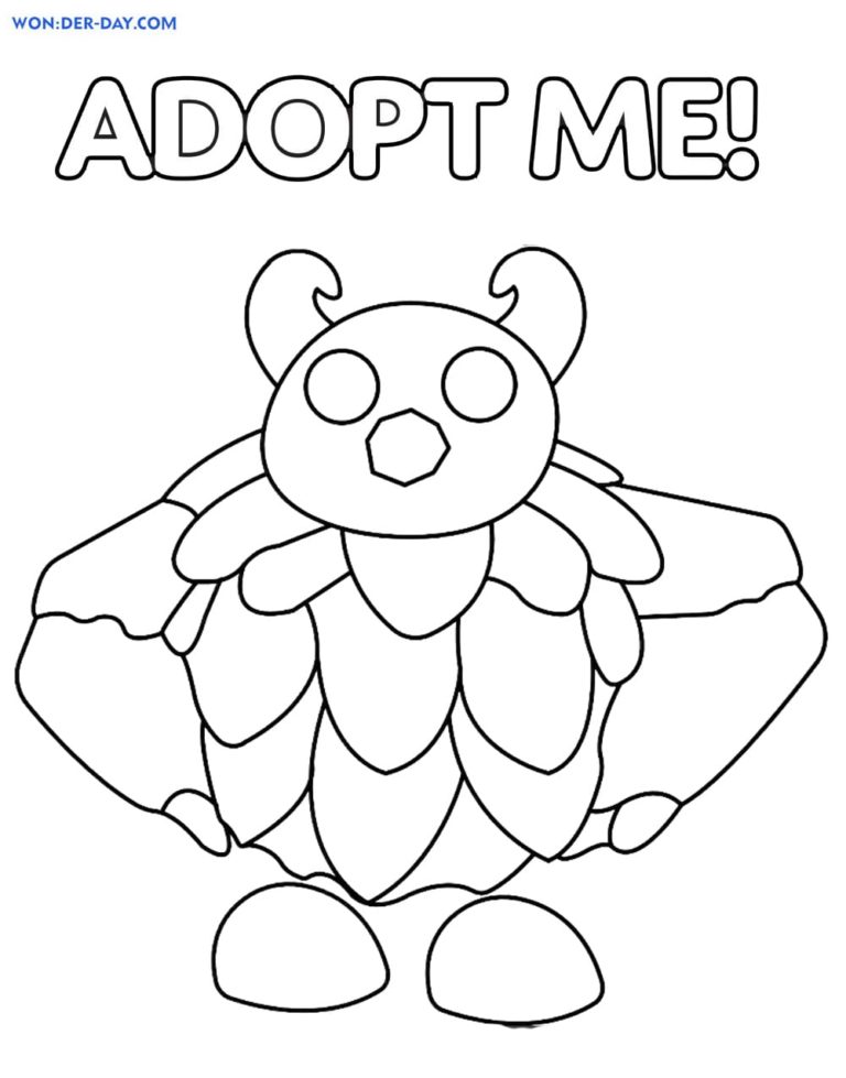 Ausmalbilder Adopt Me. Kostenlos drucken | WONDER DAY — Ausmalbilder ...