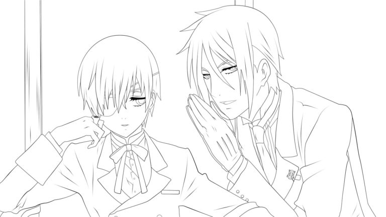 Black Butler coloring pages - Best coloring pages from anime