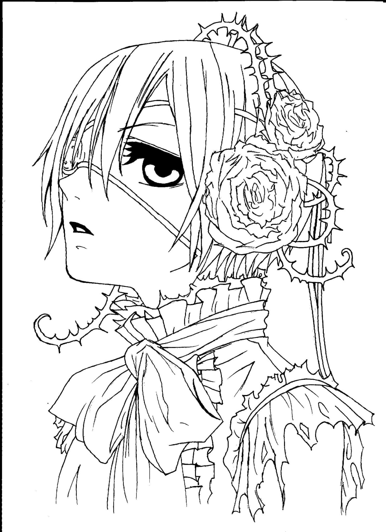 Black Butler coloring pages - Best coloring pages from anime