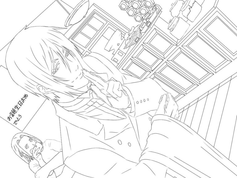 Black Butler coloring pages - Best coloring pages from anime