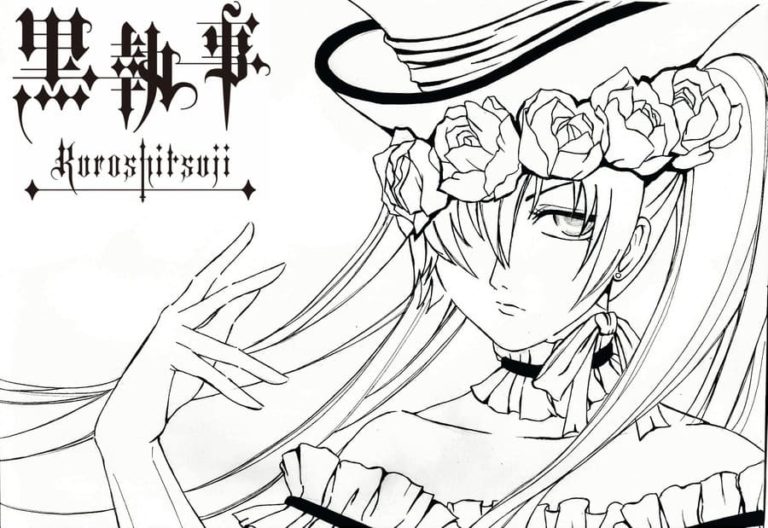 Black Butler coloring pages - Best coloring pages from anime