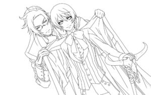 Black Butler coloring pages - Best coloring pages from anime