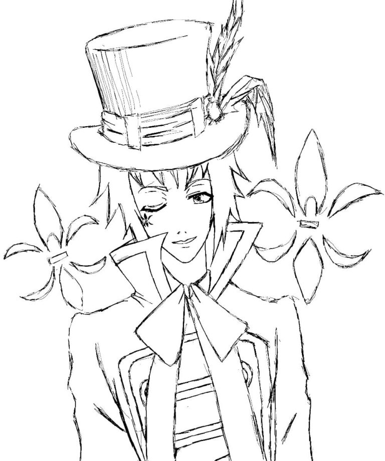 Black Butler coloring pages - Best coloring pages from anime