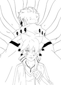 Boruto Coloring Pages - Print and color | WONDER DAY — Coloring pages ...
