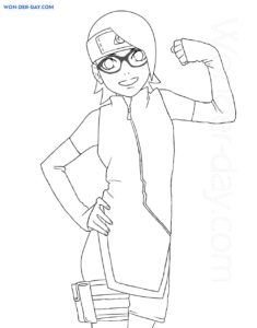 Boruto Coloring Pages - Print and color | WONDER DAY — Coloring pages ...