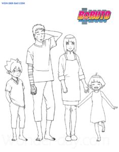 Boruto Coloring Pages - Print and color | WONDER DAY — Coloring pages ...