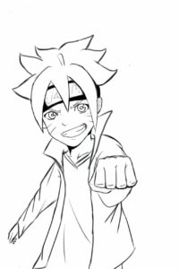 Boruto Coloring Pages - Print and color | WONDER DAY — Coloring pages ...