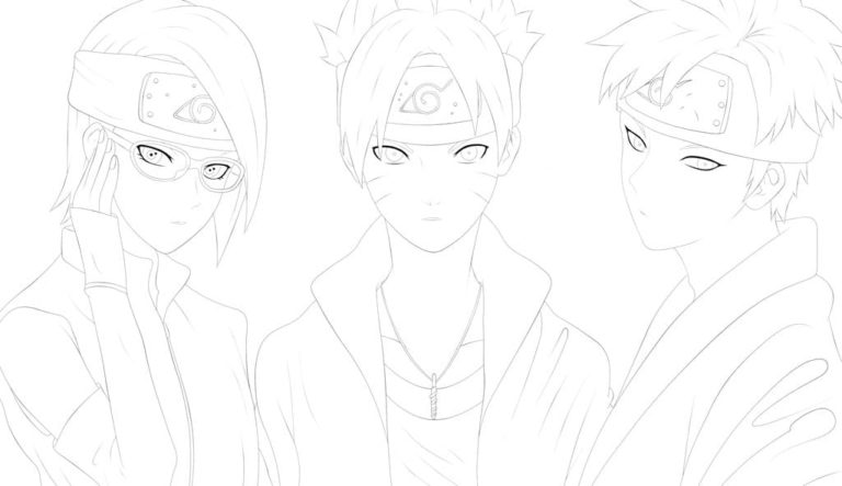 Boruto Coloring Pages - Print and color | WONDER DAY — Coloring pages ...