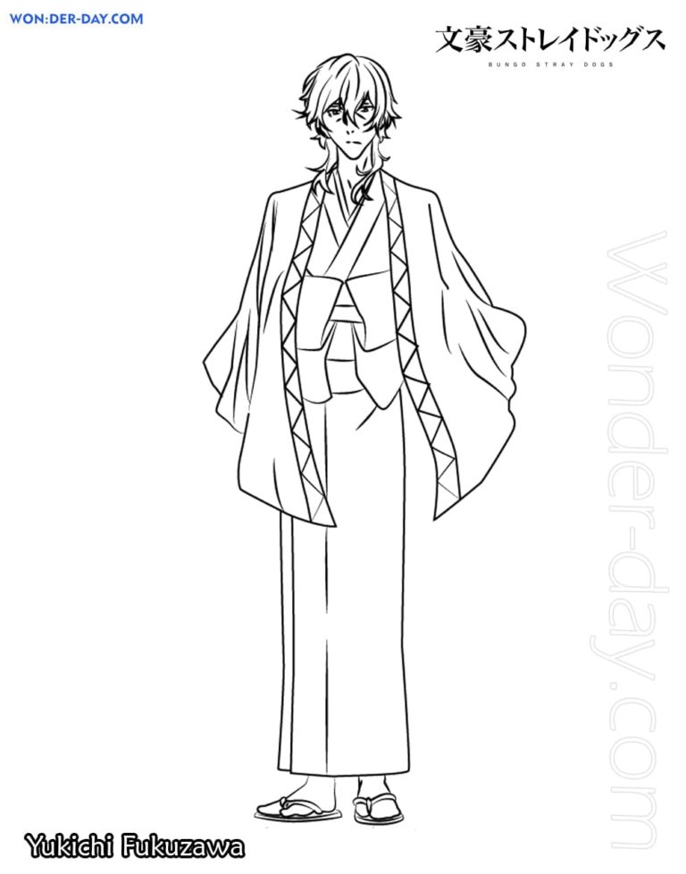 Bungou Stray Dogs coloring pages | WONDER DAY — Coloring pages for ...