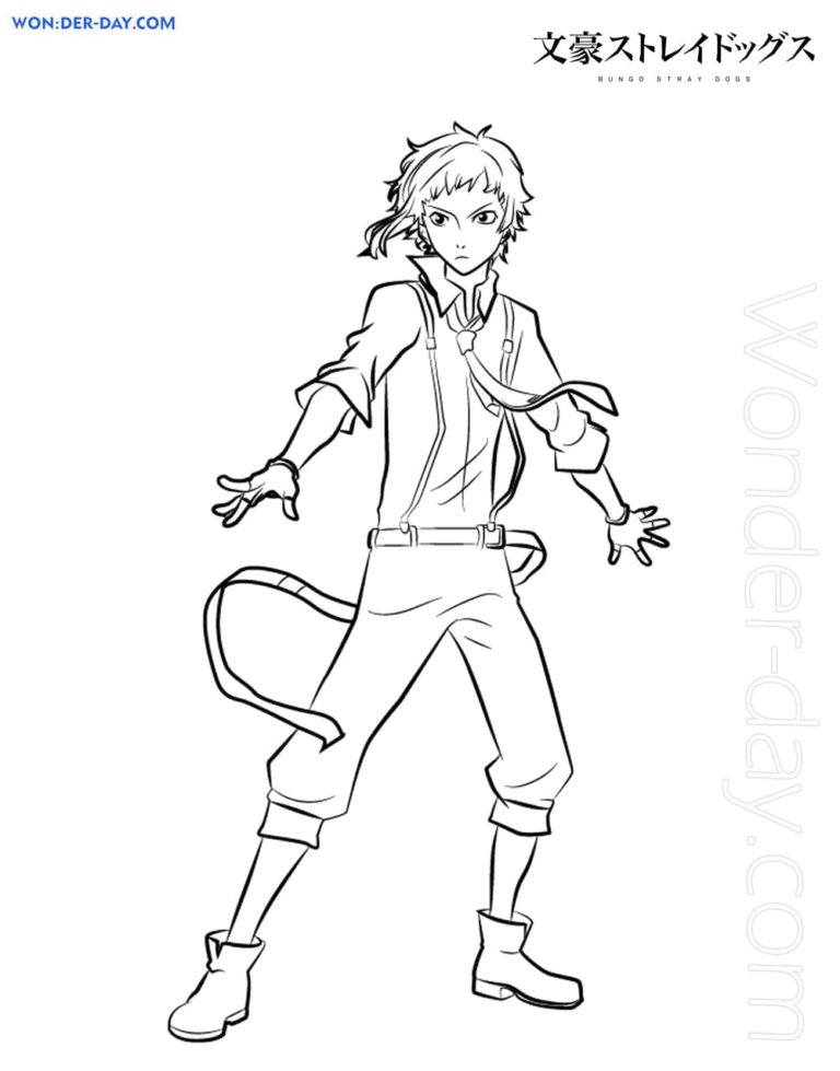 Bungou Stray Dogs coloring pages | WONDER DAY — Coloring pages for ...