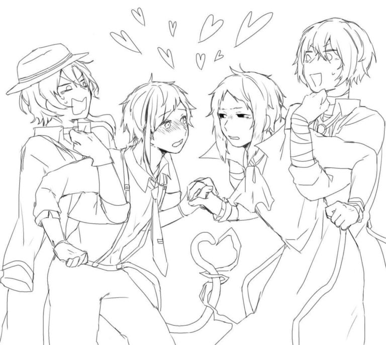 Bungou Stray Dogs coloring pages | WONDER DAY — Coloring pages for ...