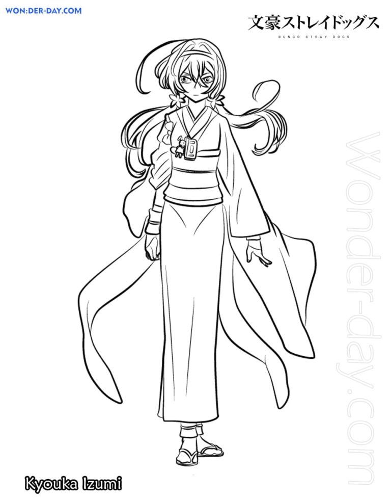 Bungou Stray Dogs coloring pages | WONDER DAY — Coloring pages for ...