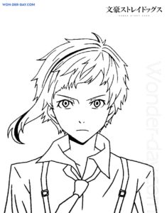 Bungou Stray Dogs coloring pages | WONDER DAY — Coloring pages for ...
