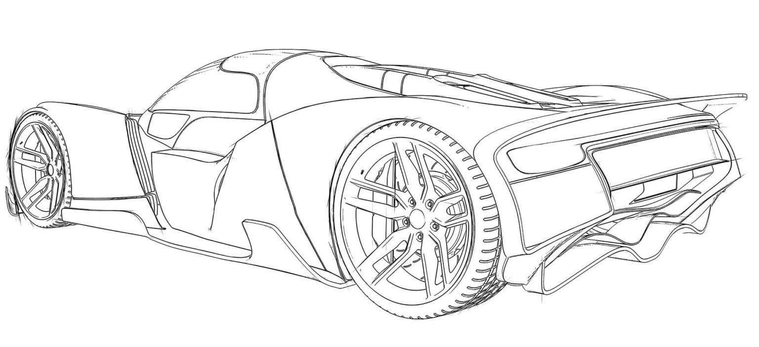 Dibujos de Coches para colorear - 100 dibujos para colorear