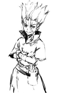 Dr. Stone Coloring Pages - Free Printable Coloring Pages