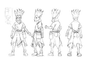 Dr. Stone Coloring Pages - Free Printable Coloring Pages