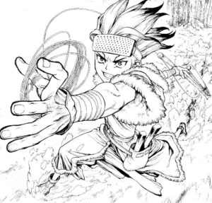 Dibujos para colorear Dr. Stone - Dibujos para colorear gratis