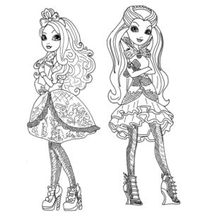 Ever After High coloring pages - Printable coloring pages