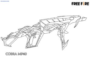 Free Fire coloring pages. Print for free in A4 format