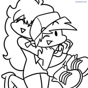 Friday Night Funkin coloring pages - Printable coloring pages