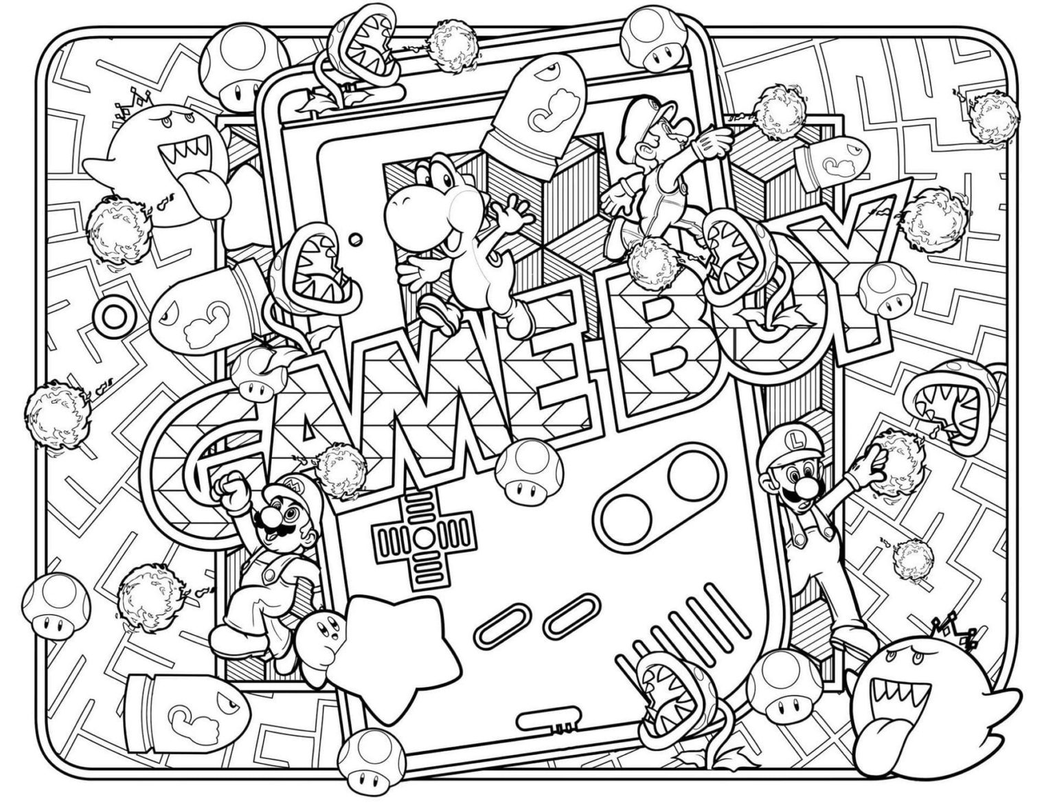 Luigi Manison 3 coloring pages - Free coloring pages