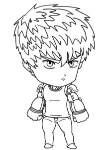 Dibujos de One-Punch Man para colorear - dibujos para imprimir