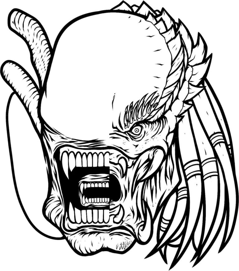 Dibujos de Depredador para colorear - Dibujos para imprimir
