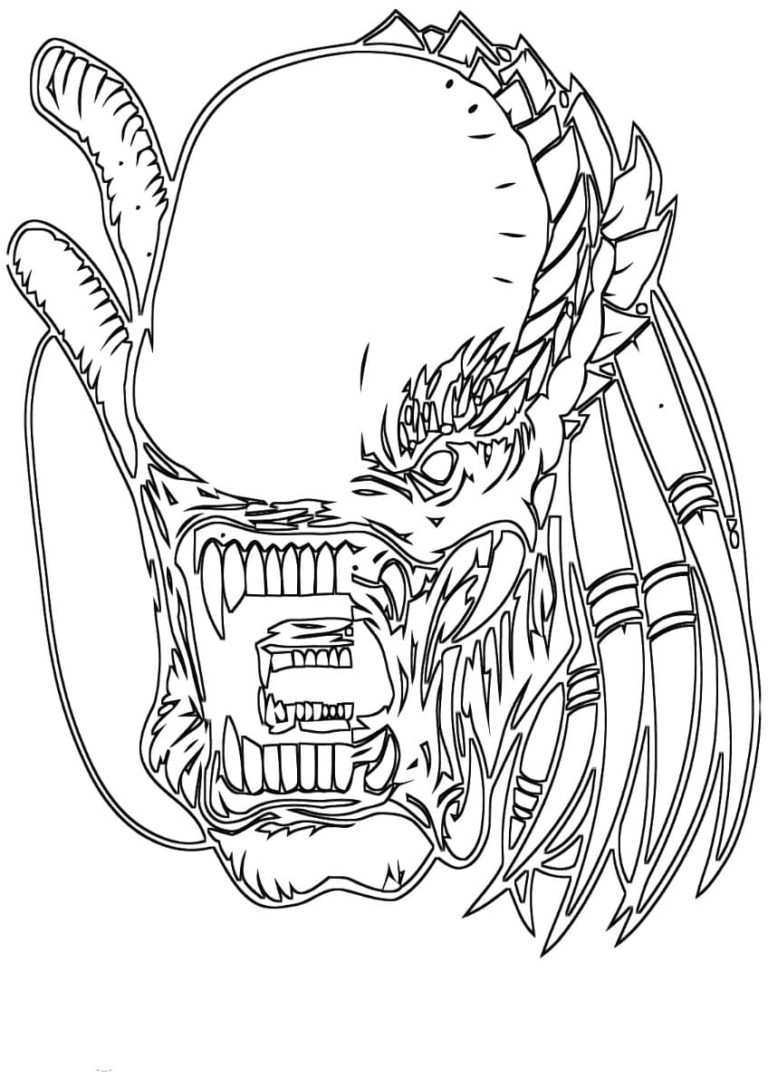 Predator coloring pages - Free coloring pages | WONDER DAY — Coloring ...