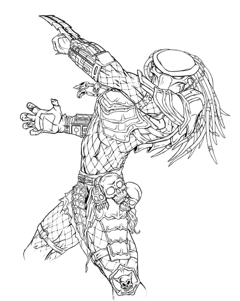 Predator coloring pages - Free coloring pages | WONDER DAY — Coloring ...