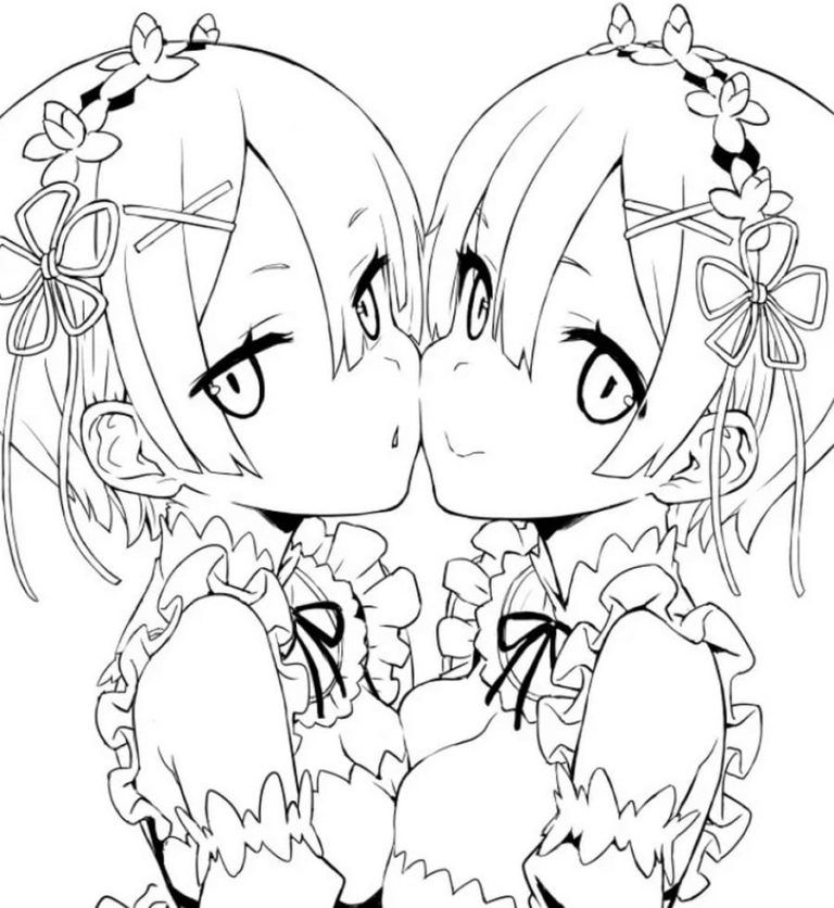 Rem Page Coloring Pages
