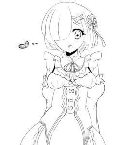 Ausmalbilder Re:Zero - 80 Kostenlose Malvorlagen