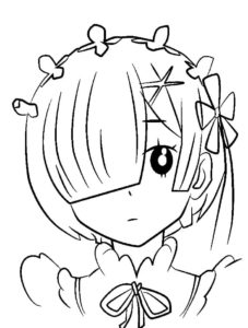 Re:Zero Coloring Pages - 80 Free Printable coloring pages