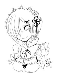 Re:Zero Coloring Pages - 80 Free Printable coloring pages