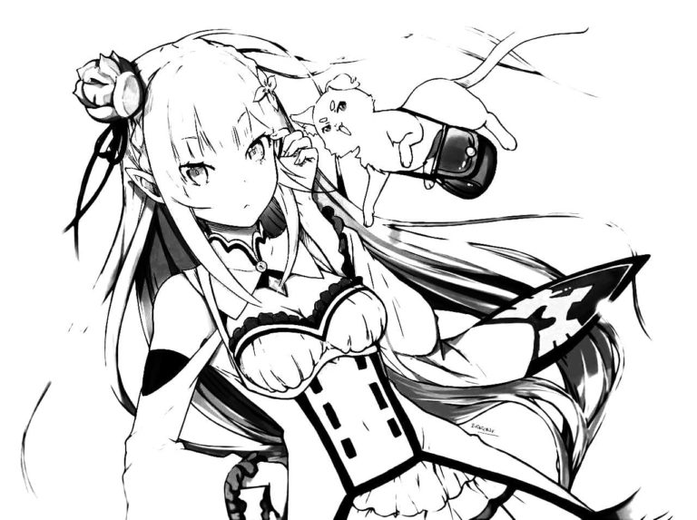 Ausmalbilder Re:Zero - 80 Kostenlose Malvorlagen