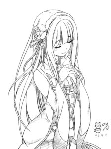 Re:Zero Coloring Pages - 80 Free Printable coloring pages