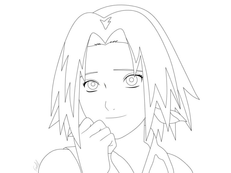 Sakura Haruno coloring pages - Print and Color | WONDER DAY — Coloring ...