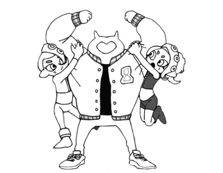 Splatoon Coloring Pages - 100 Free coloring pages