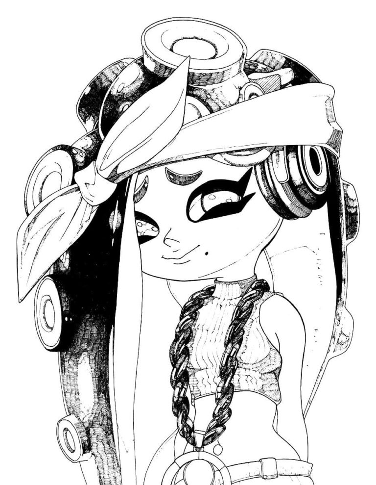 Splatoon Coloring Pages - 100 Free coloring pages