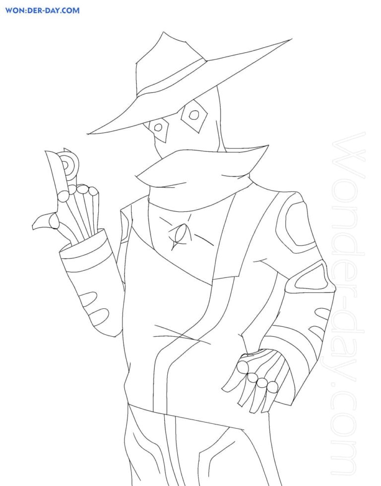 Valorant coloring pages - Free coloring pages | WONDER DAY — Coloring ...